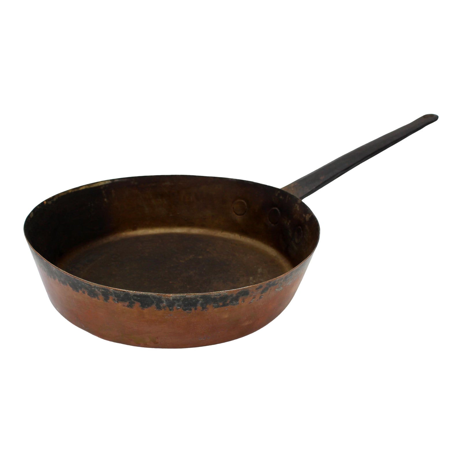 Mid-19th Century Anglo-French Low Copper Pan or Sauce Pan | Chairish