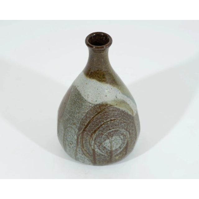 Lorri Sarosy 1970s Signed Studio Pottery Vase | Chairish