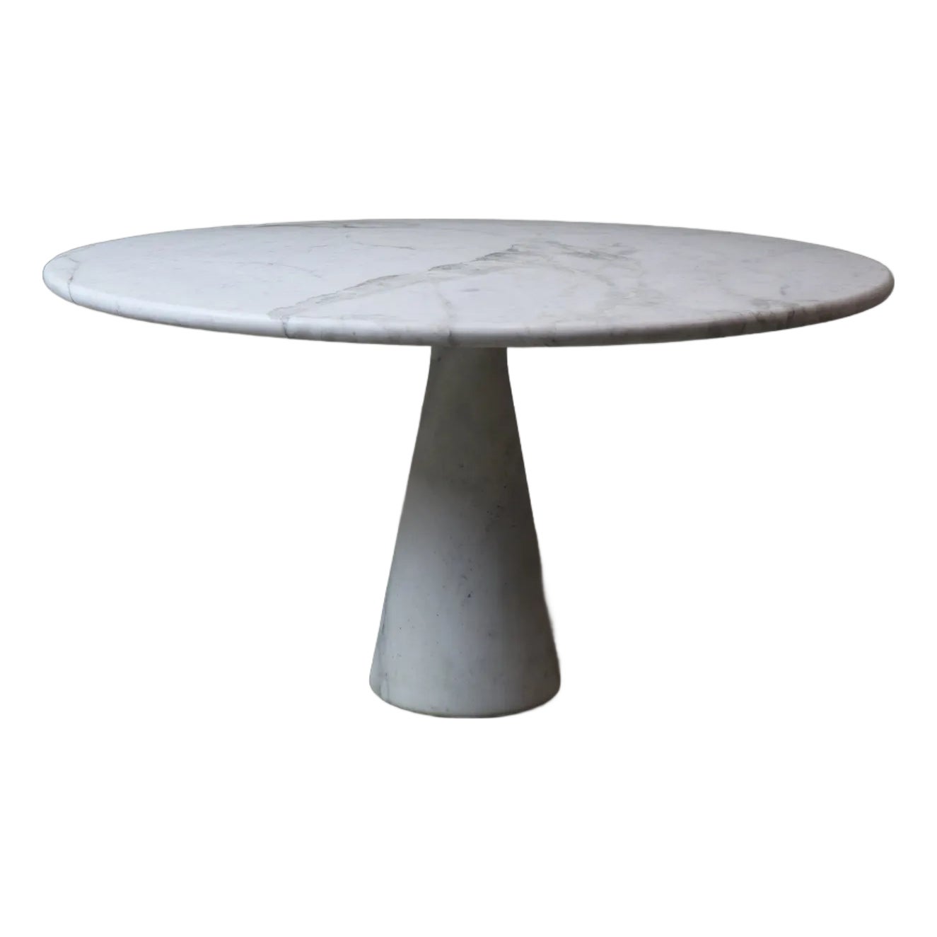 M1 Round Dining Table in Carrara Marble by Angelo Mangiarotti for ...
