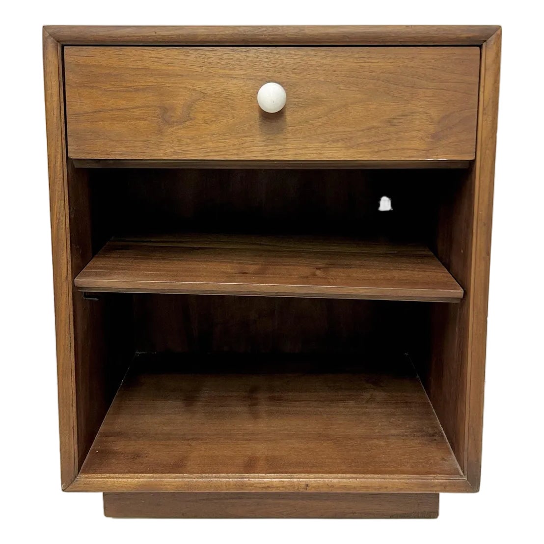 1960s Fine Walnut Night Stand by Drexel Declaration | Chairish