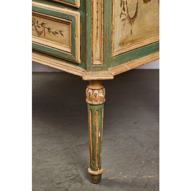 Canted Corner, Painted Venetian Commode | Chairish