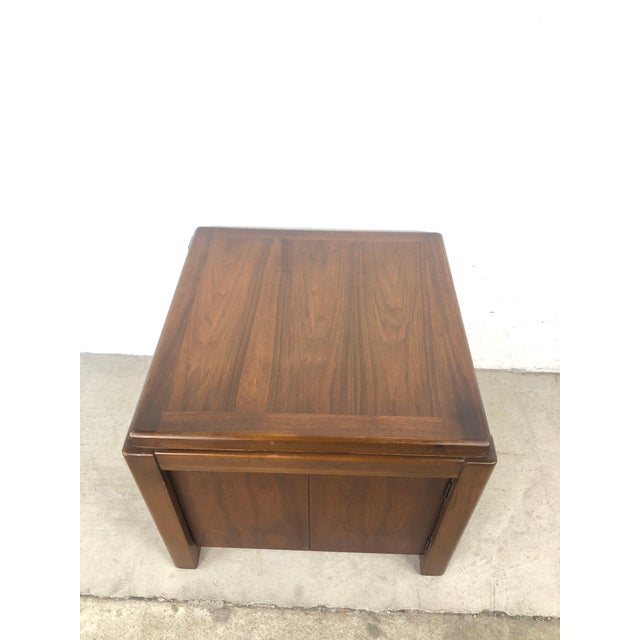 Mid Century Modern Media Storage End Table by Lane Furniture | Chairish