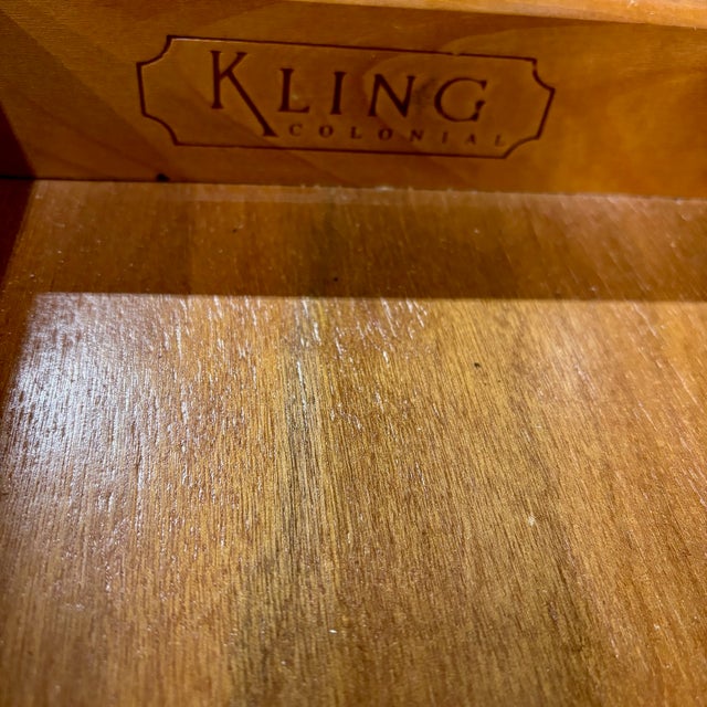 Vintage Kling Furniture Chippendale Style Mahogany Slant Front ...
