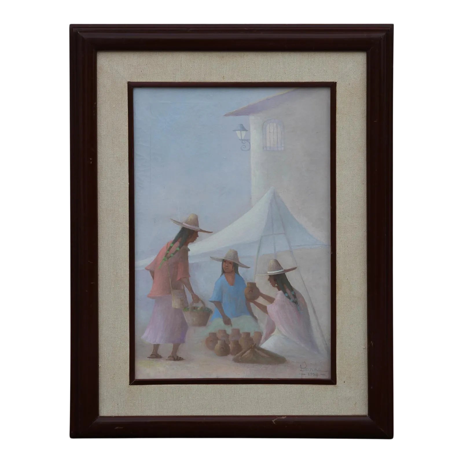 Oscar Parra Untitled Contemporary Figurative Impressionist Abstract ...