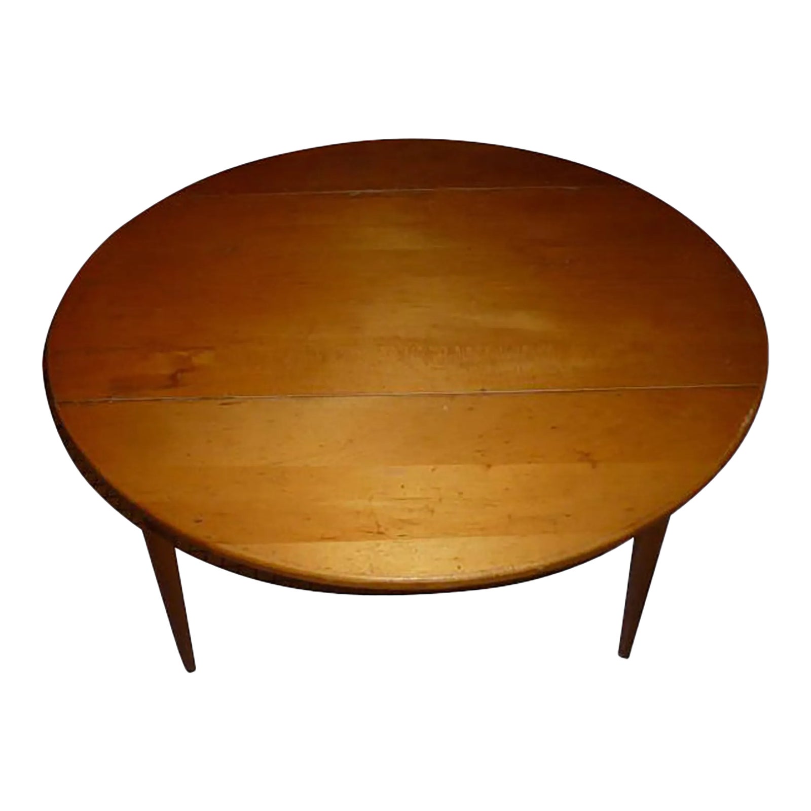 Cushman Creations Atomic 1950s Maple Dining Table Leafs | Chairish