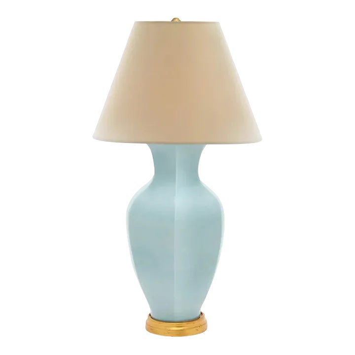 Bunny Williams Home Hive Lamp in Light Blue | Chairish
