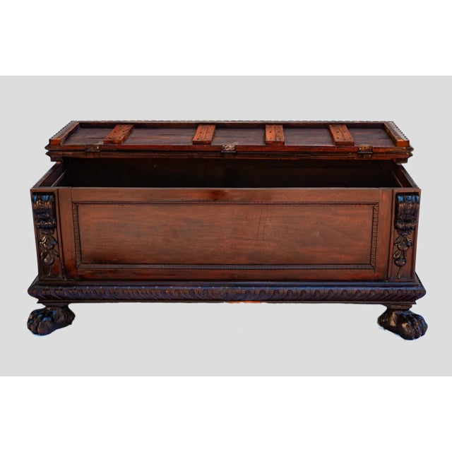 Italian Cassone (Chest) in "Lion's Paw" Reinassence Style From the Late ...