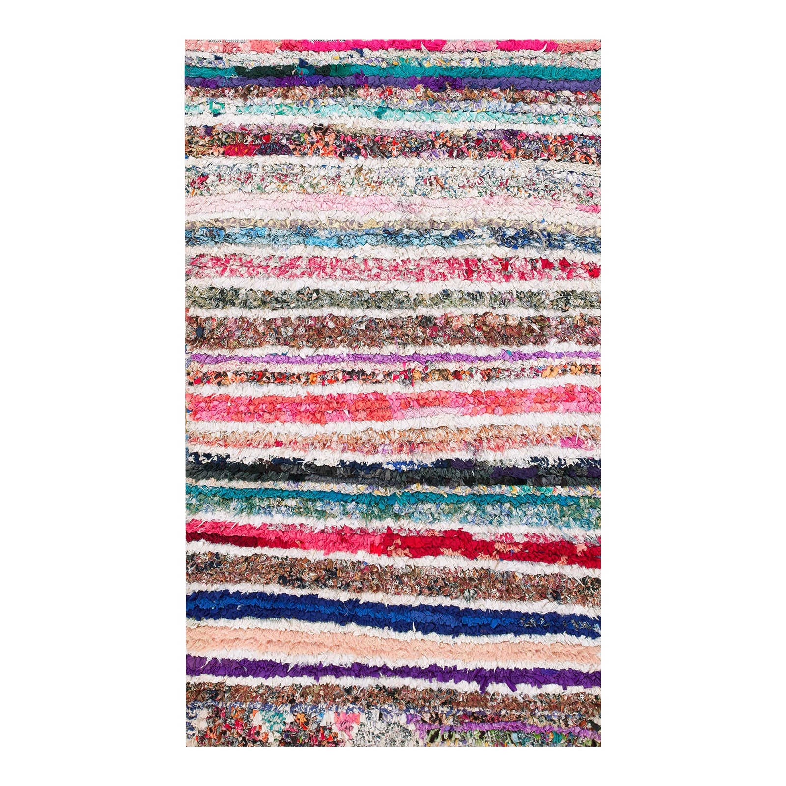 Antique Moroccan African Boucherouitte Rug | Chairish