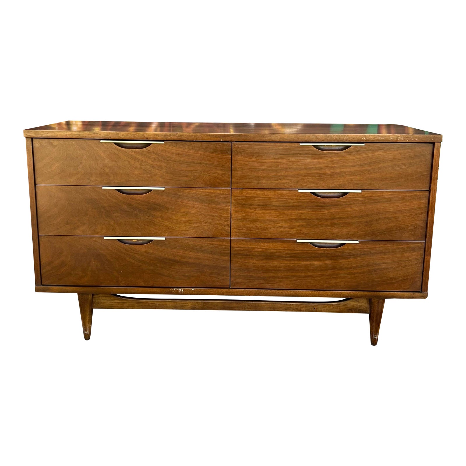 Kent Coffey Tableau 6 Drawer Low Dresser | Chairish