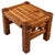 Null Rustic Solid Knotty Pine Log Cabin Style Coffee Table and Side ...