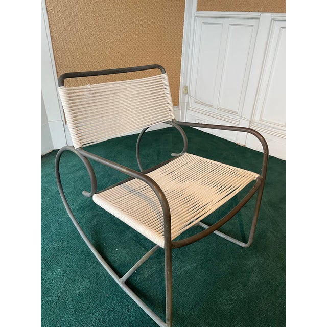 1960s Brown Jordan Bronze Rocker | Chairish