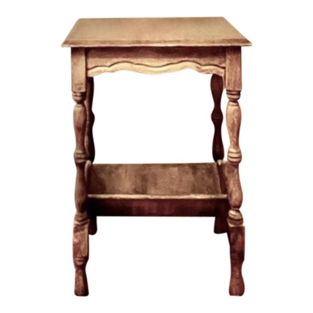 Early 20th Century Antique Western Style Solid Wood Side Table Table ...