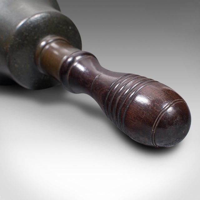 1850s Antique Victorian English Brass Schoolmaster's Hand Bell | Chairish