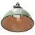 Vintage Industrial Green Enamel Pendant Light | Chairish