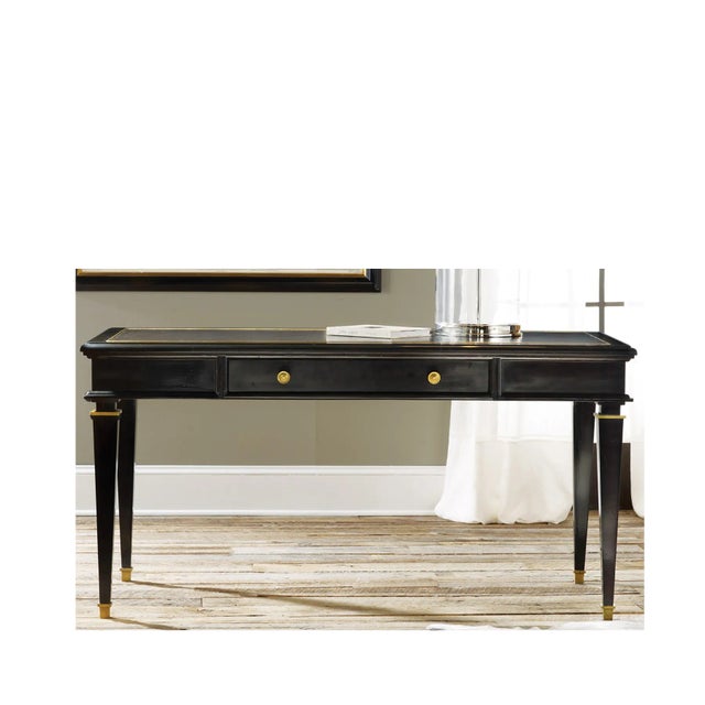 Ebonized Classical Writing Table | Chairish