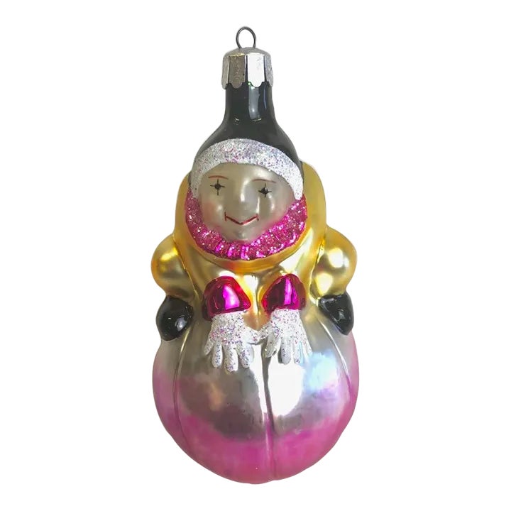1990s Christopher Radko Xmas Ornament "Roly Poly" | Chairish