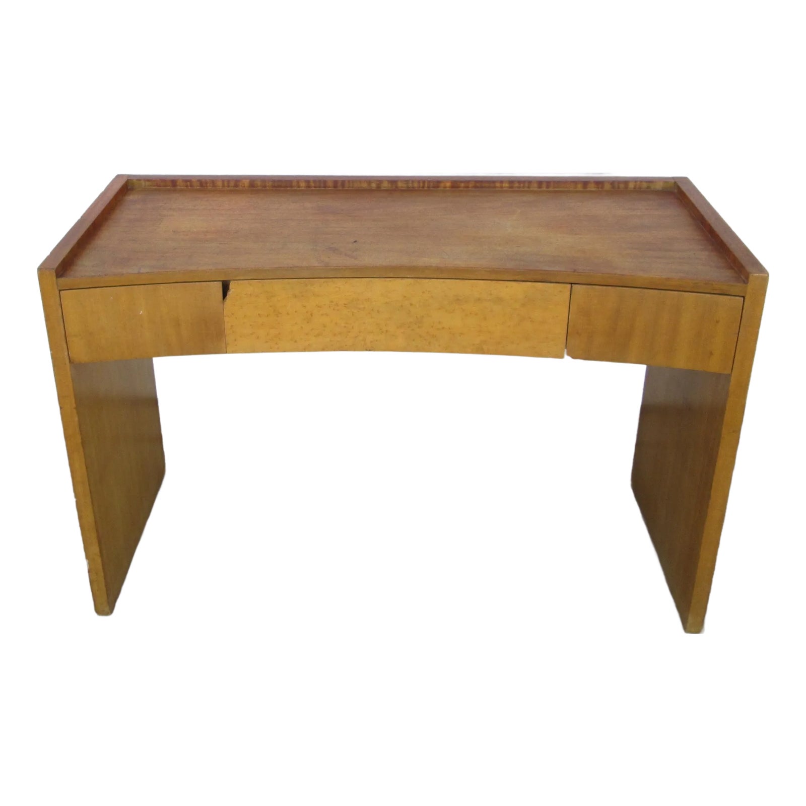 Rway Art Deco Wooden Desk Vanity 3 Drawer Attributed to Eliel Saarinan ...