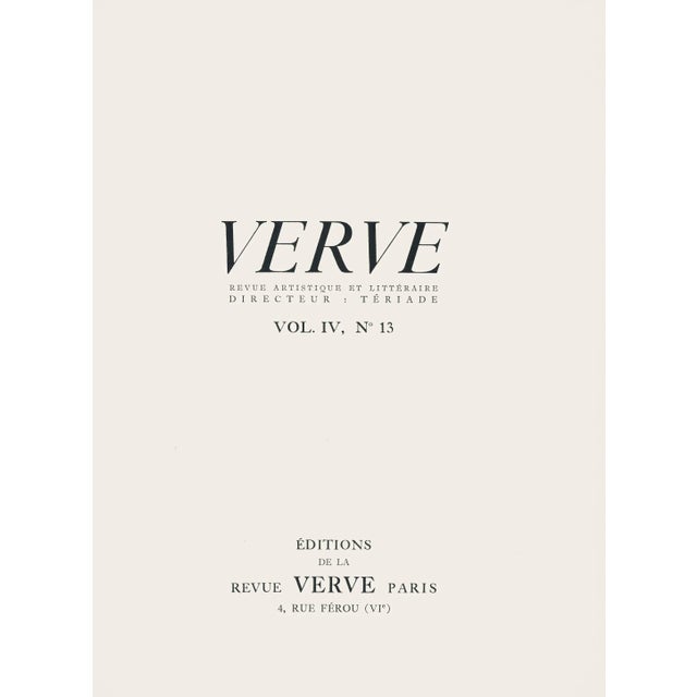 Henri Matisse, De La Couleur, Verve: Revue Artistique Et Littéraire ...