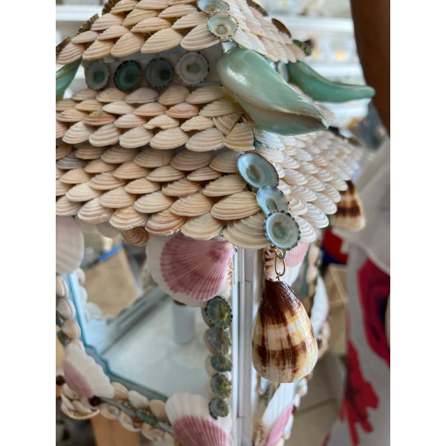 Contemporary Christa's South Seashells Chinoiserie Lanterns - a Pair ...