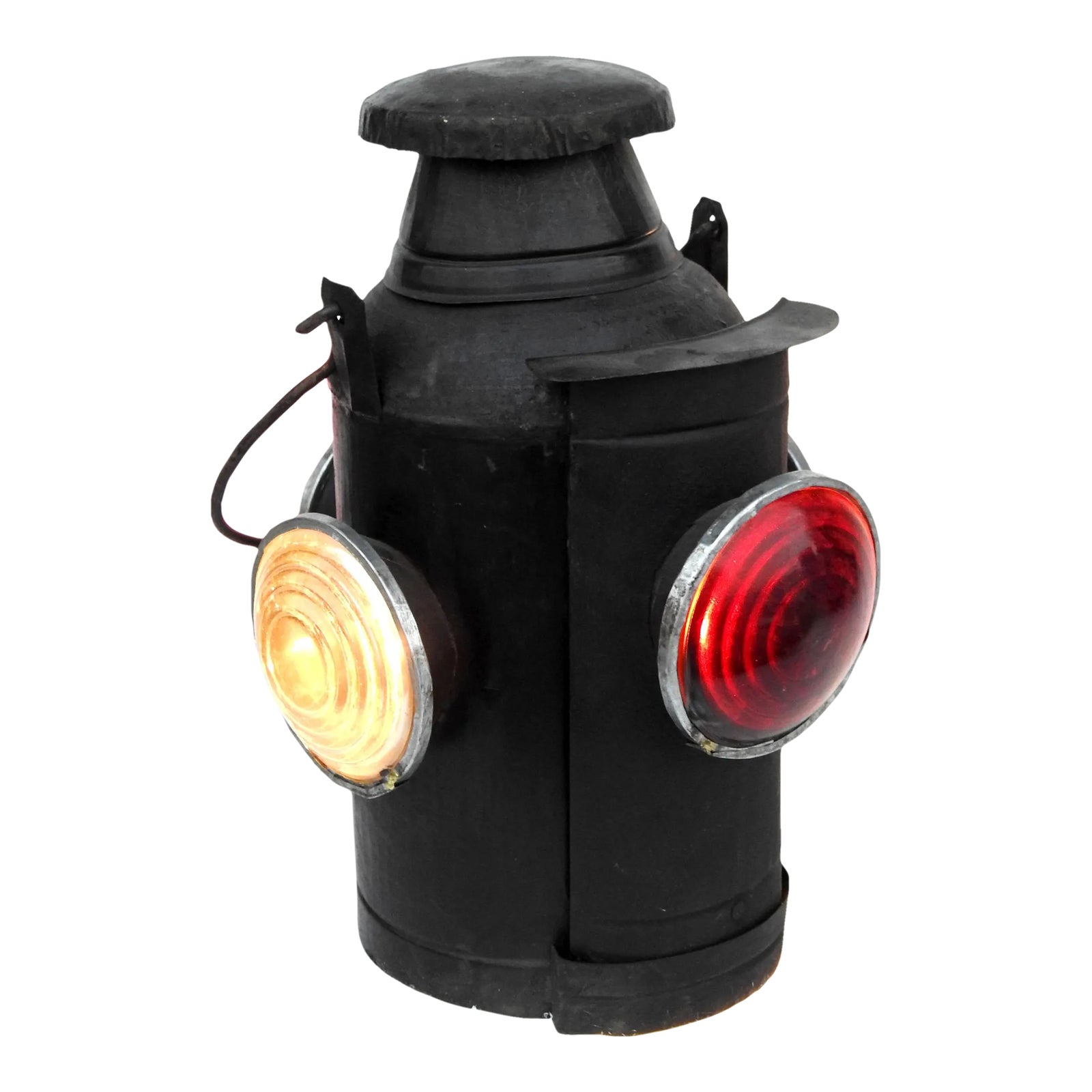 Vintage Railroad Lantern Indian Railway Lamp Adlake Style Railway ...