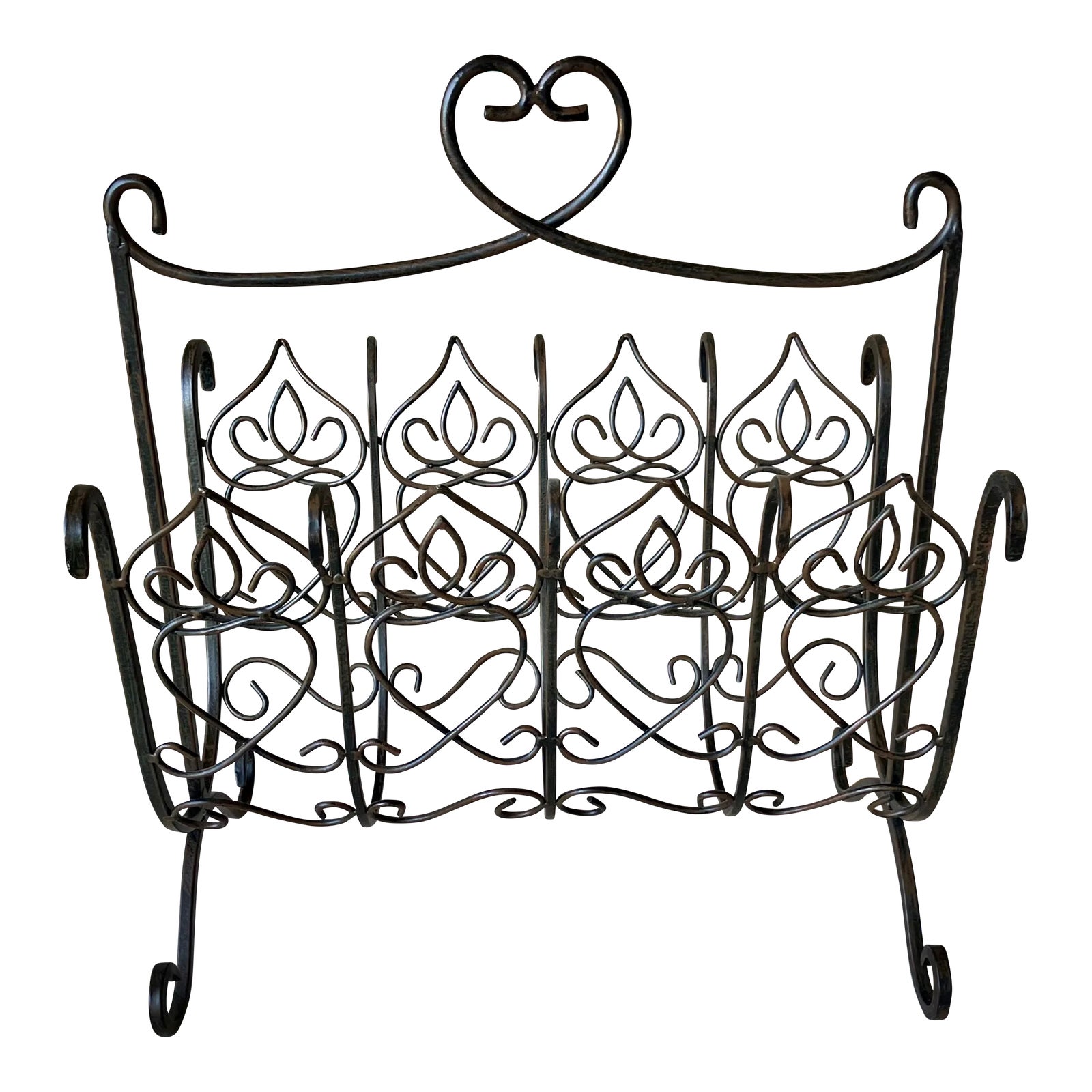 Late 20th-Century Iron & Steel Marrakech Trellis-Inspired Design ...
