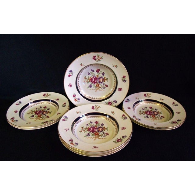 Antique Booths Floral Porcelain Bowls - Set of 8 | Chairish