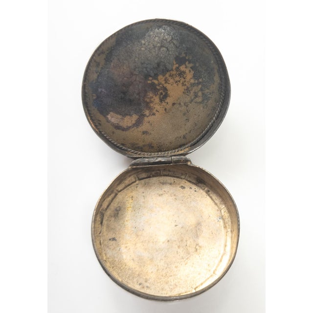 Mid 20th Century Danish Sterling Silver Pill Box by Georg Jensen | Chairish