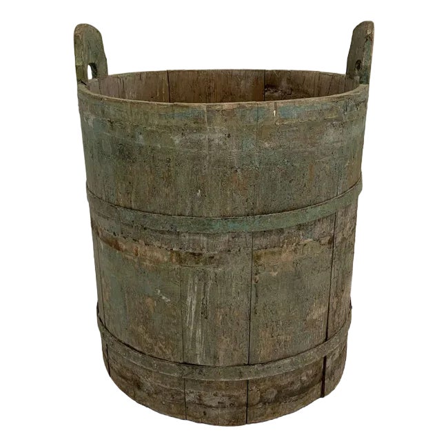 Large 18th Century Swedish Barrel | Chairish