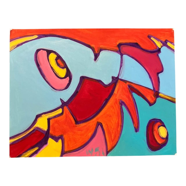 Contemporary Original Wayne Cunningham Abstract Painting | Chairish