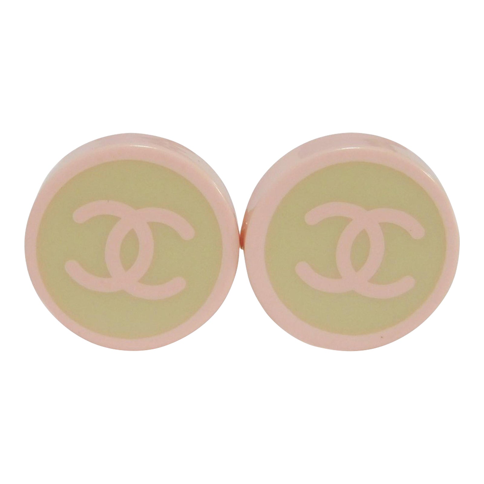 Chanel Coco Mark Earrings - 2 Pieces | Chairish