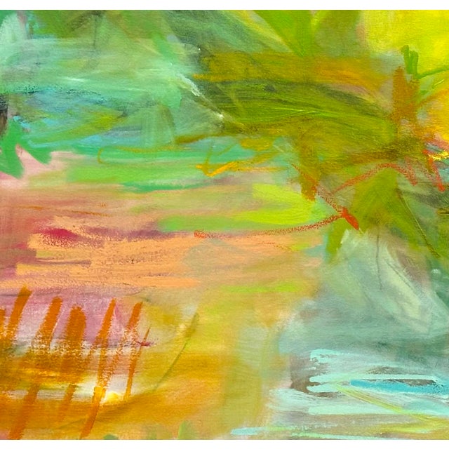 "Ourika Valley" by Trixie Pitts Large Expressionist Abstract Oil ...