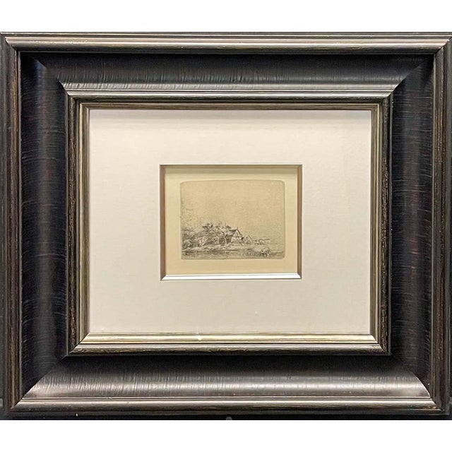 1990s Rembrandt "Landscape With a Cow" New Custom Framed & Original Coa ...
