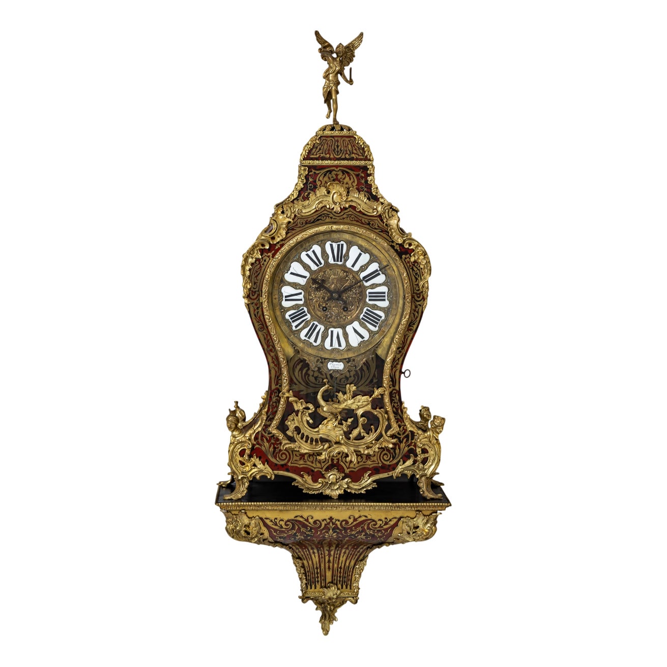 Louis XV Style Grand Cartel Clock with Console from Crosnier à Paris ...