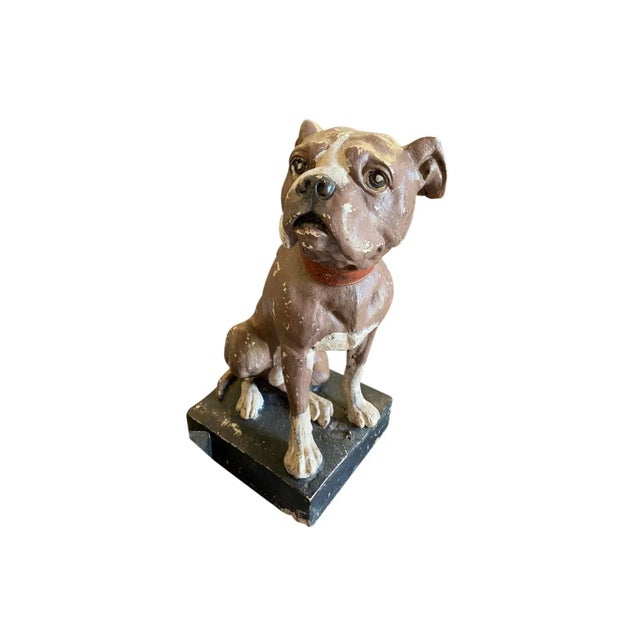 Bulldog Statues - Early 20th Century English Pair of Bulldogs | Chairish