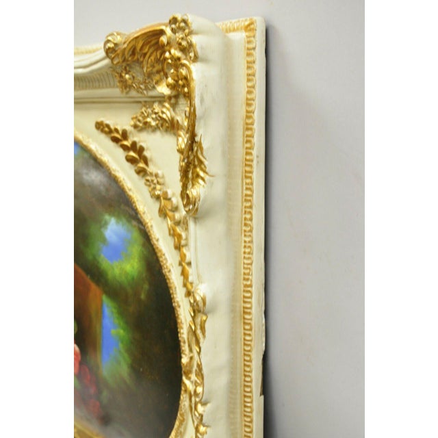 Vintage Italian Rococo Flower Still Life Wall Art Painting by Mirtex ...