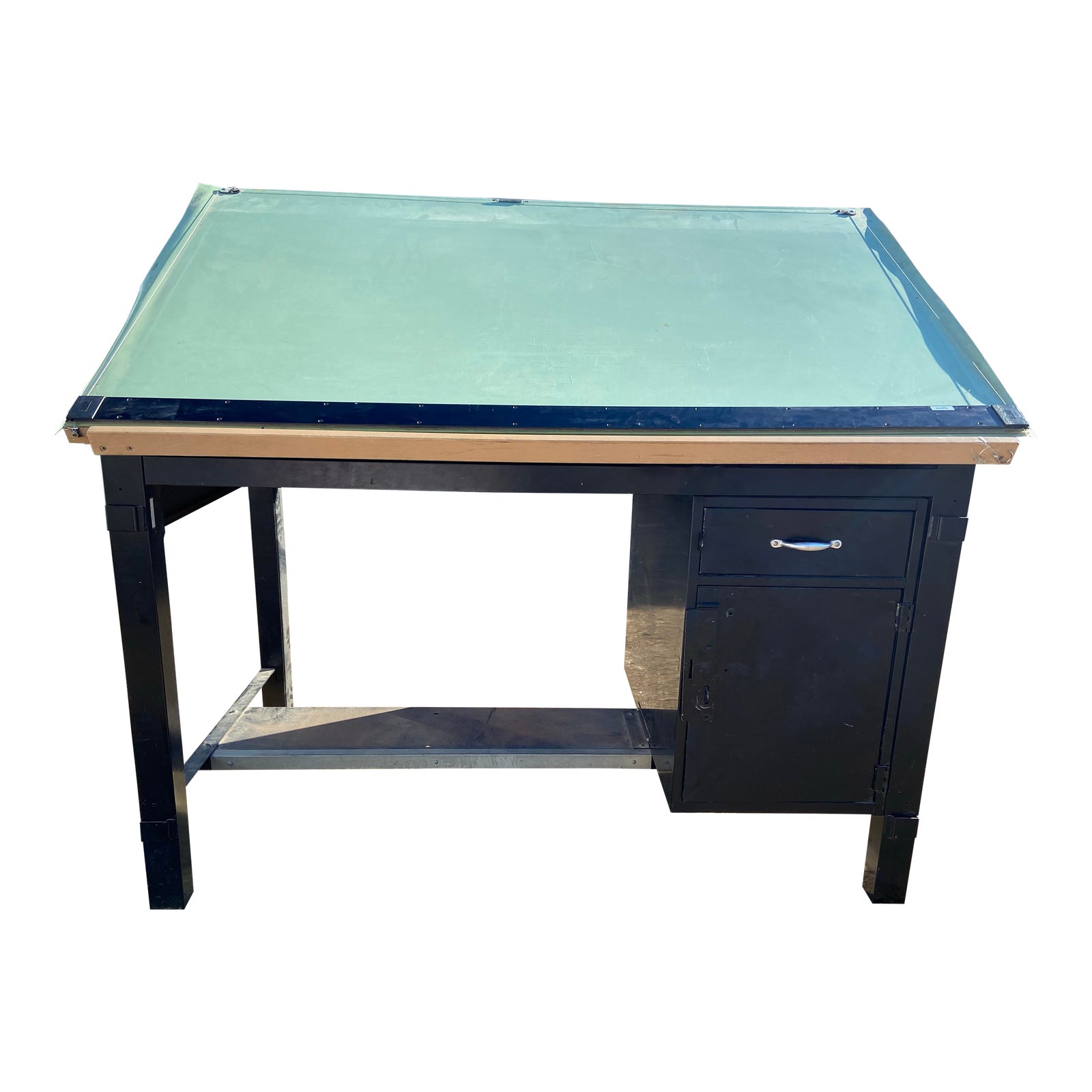1960s Vintage Mid Century Modern Hamilton Drafting Table | Chairish