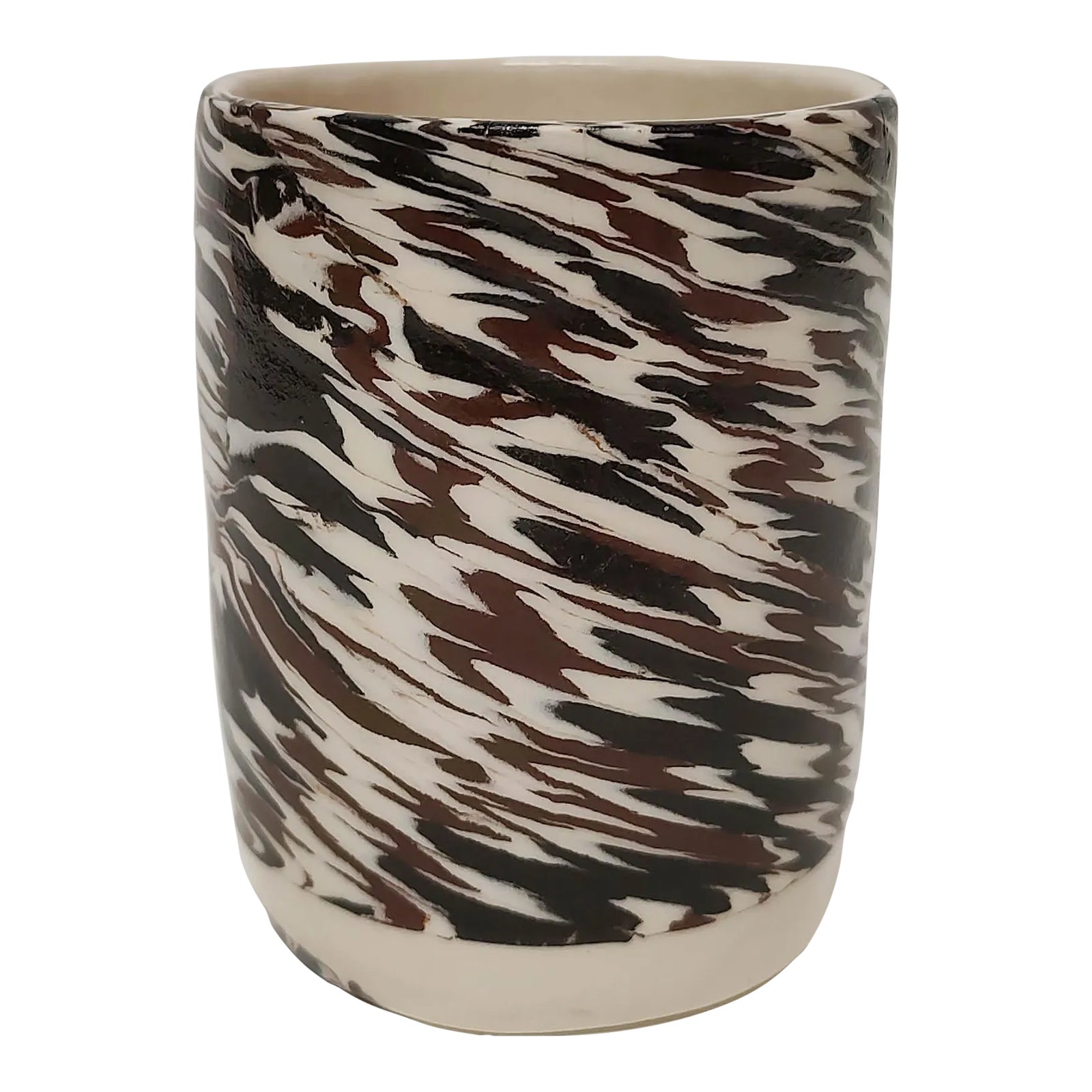 Psychedelic Storm Vase by Fizzy Ceramics | Chairish