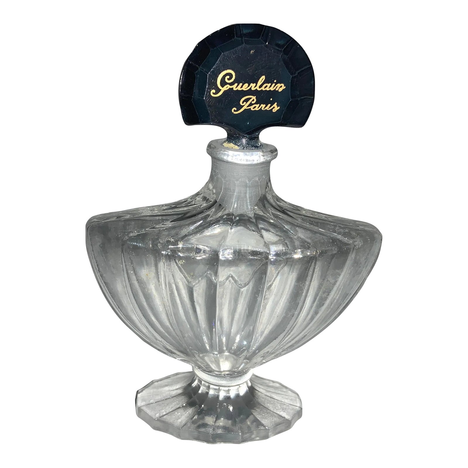 1970s Guerlain Paris Baccarat Crystal French Perfume Bottle | Chairish