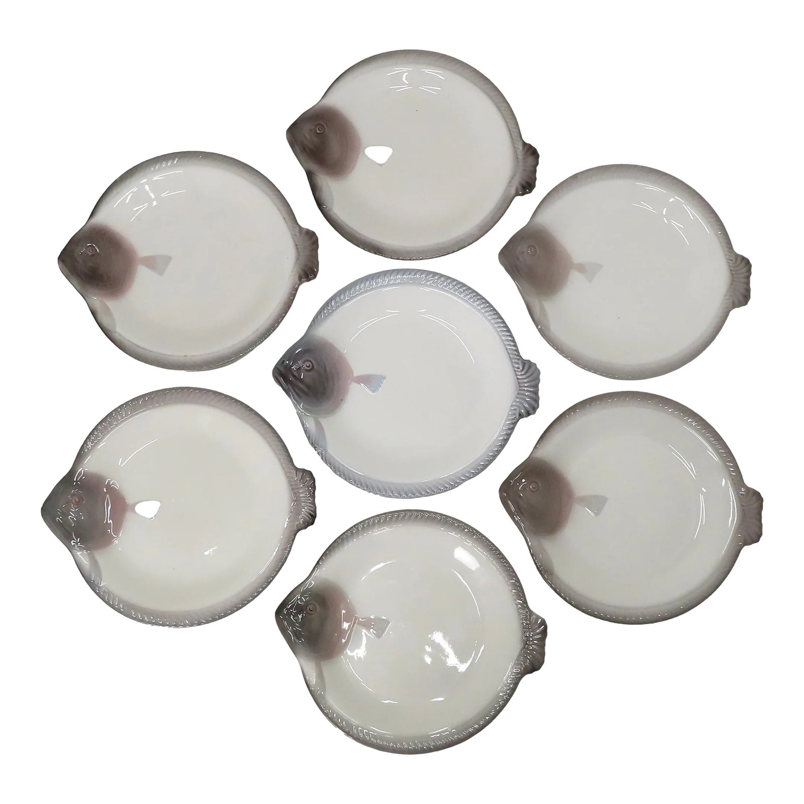 Fine Quality Early 1900s Antique Beehive Mark Austrian Majolica Fish ...