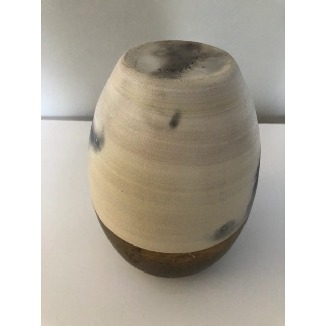 Artist Signed Southwestern Ceramic Raku Vase by Micheal Weinberg | Chairish