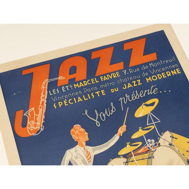 Vintage Jazz Poster Advertisement | Chairish