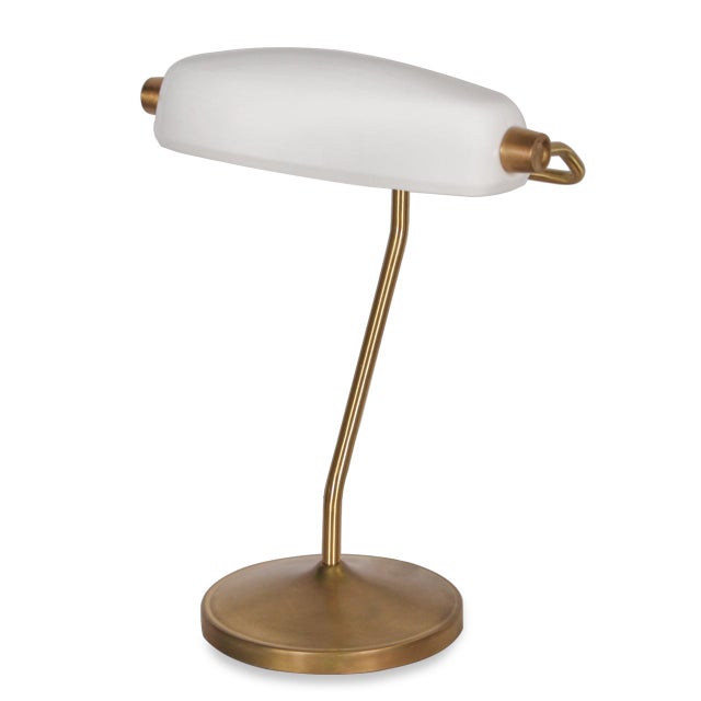 Pair of Contemporary Original BTC Bankers Desk Light | Chairish