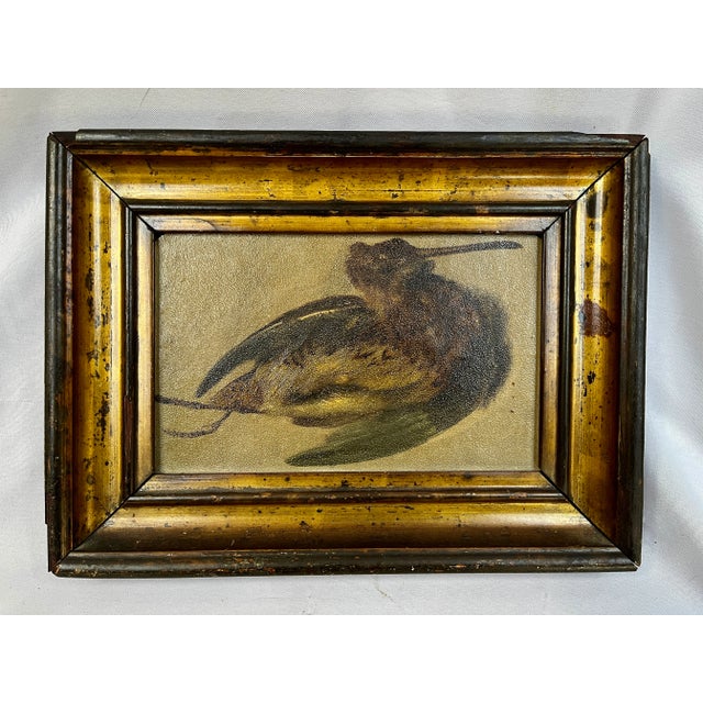 Late 1800s French Duck Painting Framed | Chairish