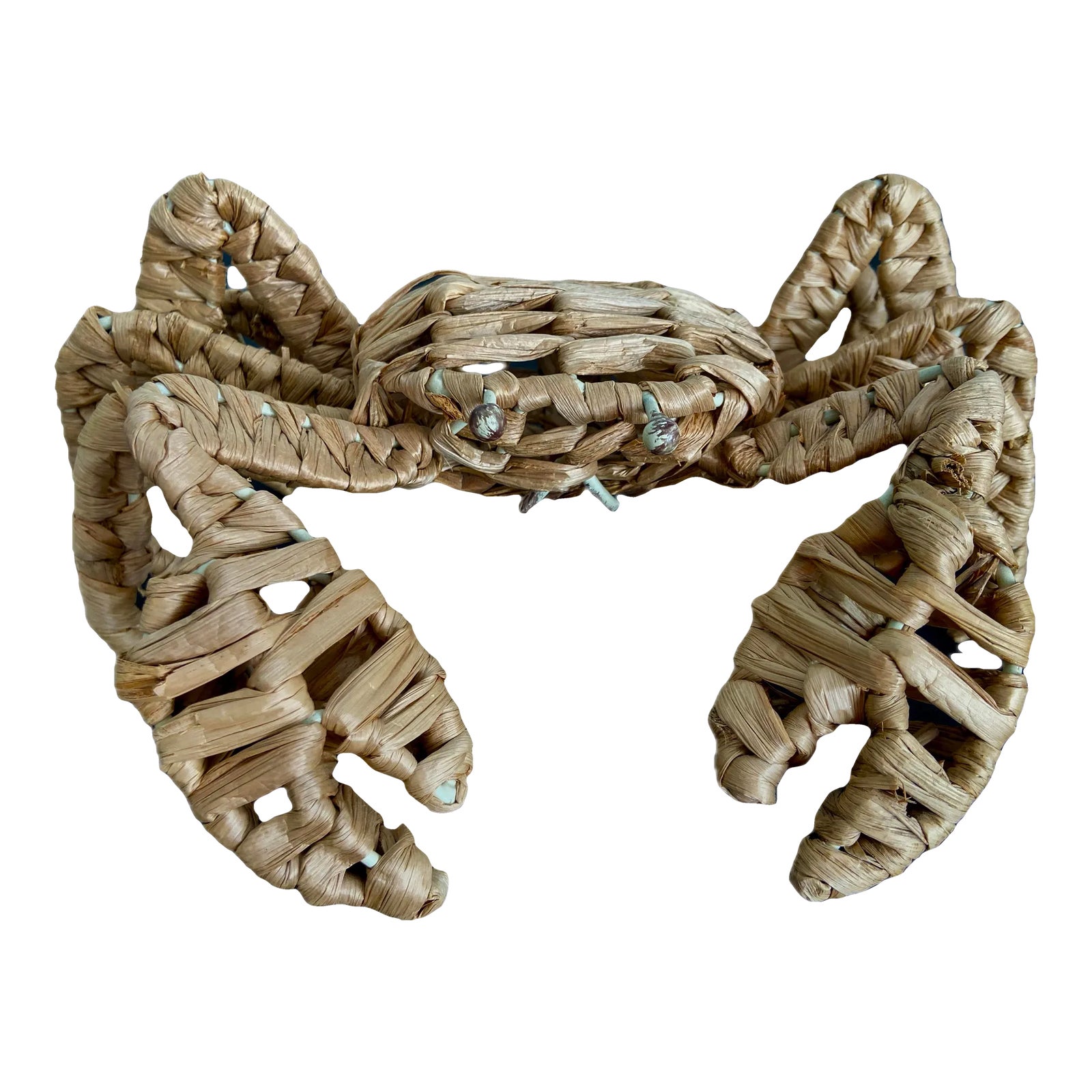 Vintage Large Wicker Crab | Chairish