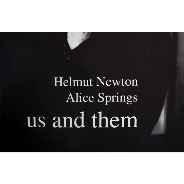 1991 Swedish Exhibition Poster, Helmut Newton, Us and Them | Chairish