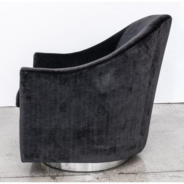 Mason Art Custom Baughman Style Swivel Armchair | Chairish