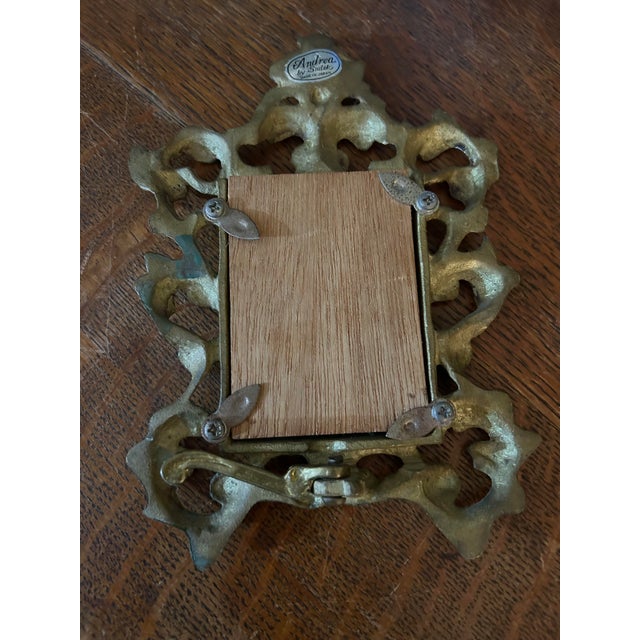 1970’s Ornate Brass Picture Frame With Stand From Andrea by Sadek ...