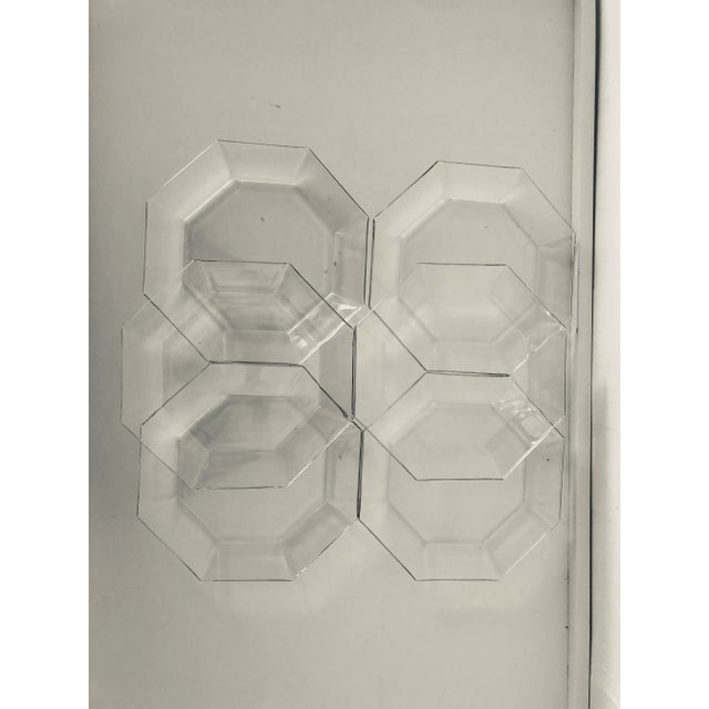 Vintage Arcoroc France Clear Glass Plates S/6 | Chairish