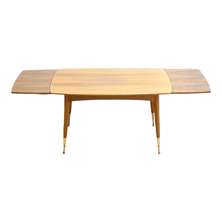 1950s Mid Century Atomic Mechanical Dining Table | Chairish