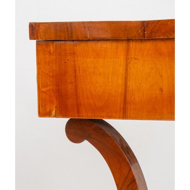 Biedermeier Cherry Wood Console Table | Chairish